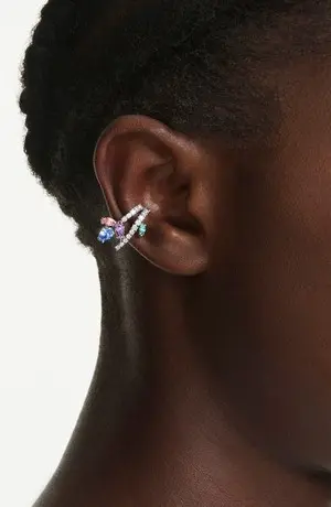 SWAROVSKI X Ariana Grande Crystal Ear Cuffs - Silver/multi
