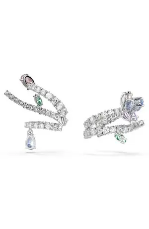 SWAROVSKI X Ariana Grande Crystal Ear Cuffs - Silver/multi