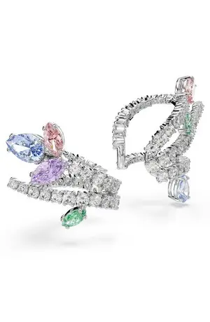 SWAROVSKI X Ariana Grande Crystal Ear Cuffs - Silver/multi