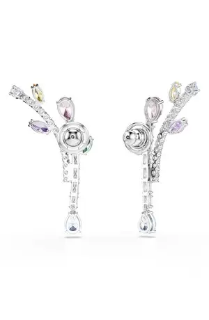 SWAROVSKI Ariana Grande Crystal Drop Earrings - Silver/multi