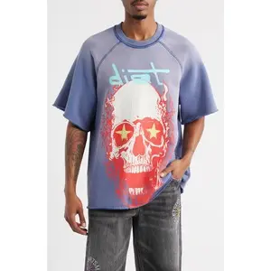 DIET STARTS MONDAY Skull Graphic T-shirt