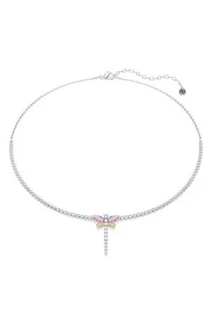 SWAROVSKI Ariana Grande Dragonfly Pendant Necklace - Silver/multi