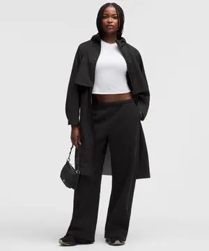 Lululemon Cinch-waist Rain Coat - Black