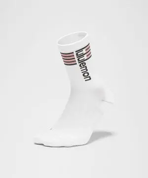Lululemon Power Stride Crew Socks - White
