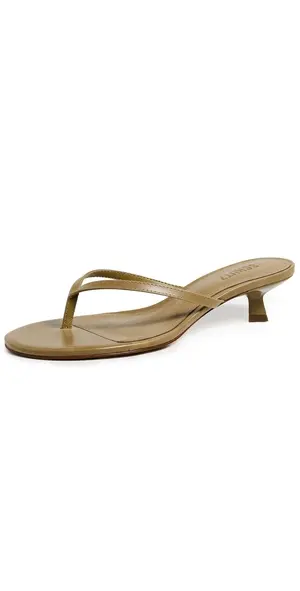 Schutz Carolyn Sandals - Ecru Olive