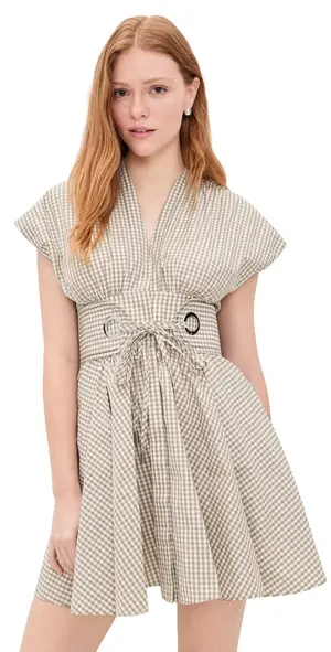 Alexis Alizee Gingham Mini Dress
