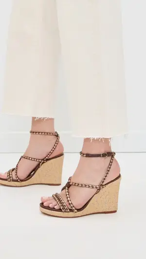 ALEXANDRE BIRMAN Elba 100mm Wedge Sandals