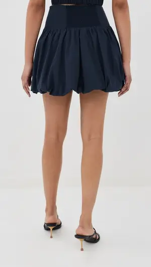 Simkhai Pippa Mini Skirt - Midnight