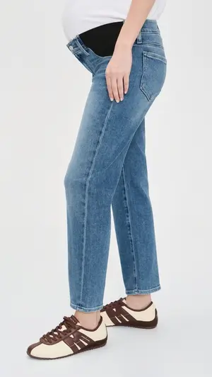 Paige Straight Leg Maternity Jeans