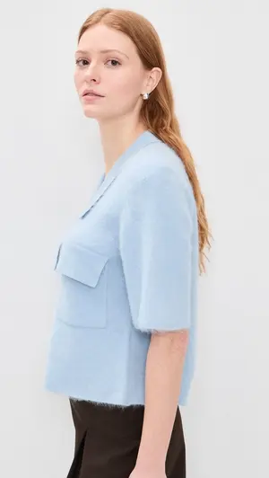 ALIGNE Brushed Wool Knitted Shirt
