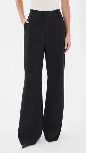 FAVORITE DAUGHTER The Jones Wide Leg Pants - Black