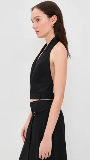 ST. AGNI Wool Halter Top