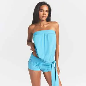 SKIMS Foldover Short - Water