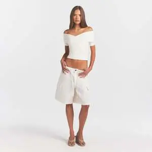 SKIMS Wrap Top Marble