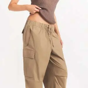 SKIMS Oversized Low-rise Cargo Pants - Desert