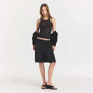 Skims Zip Up Shorts For Women