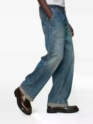 MAISON MARGIELA Patch-pocket Wide-leg Jeans
