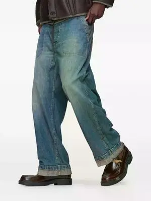 MAISON MARGIELA Patch-pocket Wide-leg Jeans