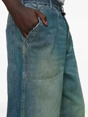 MAISON MARGIELA Patch-pocket Wide-leg Jeans