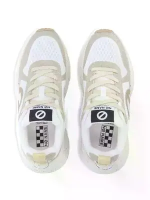 NO NAME Logo Patch Sneakers - White