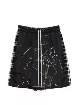 Rick Owens Elasticated-waistband Kilt Shorts - Black