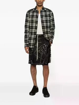Rick Owens Elasticated-waistband Kilt Shorts - Black