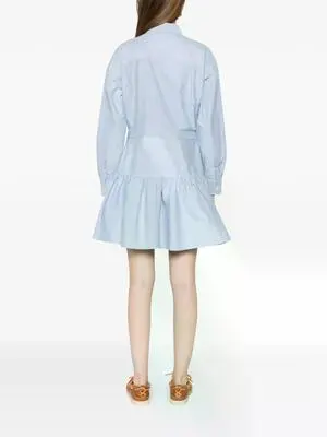 Polo Ralph Lauren Ruffled Mini Dress - Blue