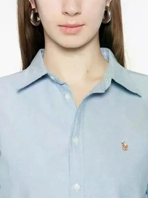Polo Ralph Lauren Ruffled Mini Dress - Blue