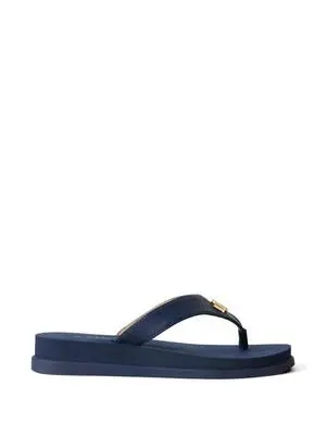 Polo Ralph Lauren Logo Plaque Sandals - Blue