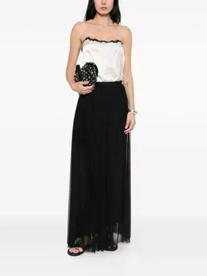 FORTE_FORTE A-line Maxi Skirt - Black
