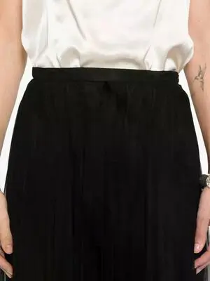 FORTE_FORTE A-line Maxi Skirt - Black