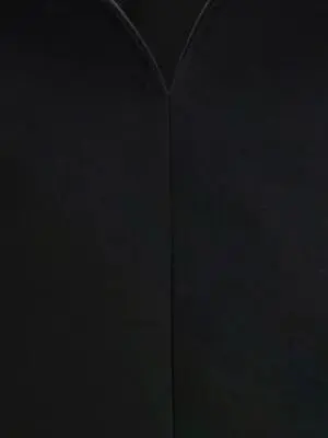 Balenciaga Vareuse V-neck Dress - Black