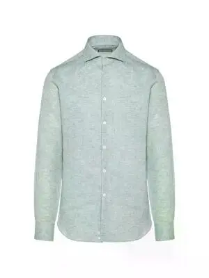 Canali Buttoned Shirt - Green