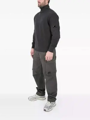 C.P. COMPANY Zip Funnel Neck Sweatshirt