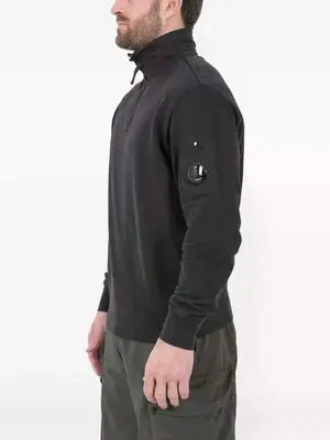 C.P. COMPANY Zip Funnel Neck Sweatshirt