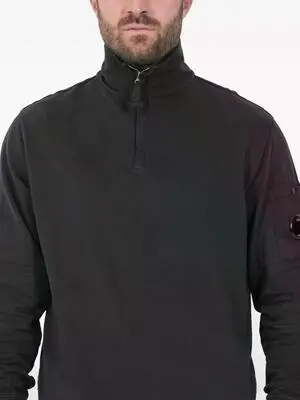 C.P. COMPANY Zip Funnel Neck Sweatshirt