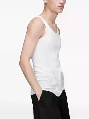 MAISON MARGIELA Cotton Tank Top - White