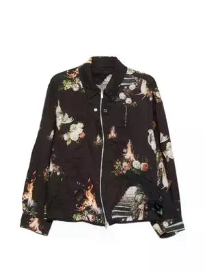 Undercover Floral-print Bomber Jacket