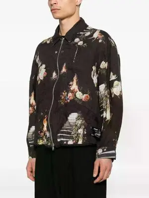 Undercover Floral-print Bomber Jacket