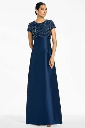 Sachin & Babi Embellished Amsterdam Gown - Night Sky