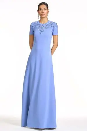Sachin & Babi Embroidered Aruna Gown