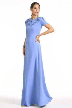 Sachin & Babi Embroidered Aruna Gown