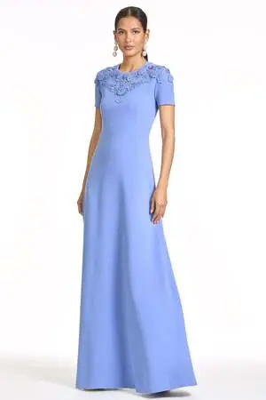 Sachin & Babi Embroidered Aruna Gown