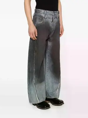 FENG CHEN WANG Wide Leg Trousers - Black