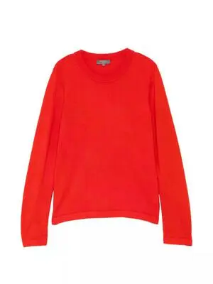 N.peal Hallie Round Neck Jumper - Red