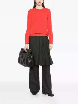 N.peal Hallie Round Neck Jumper - Red