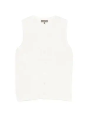 N.peal Selene V-neck Tank Top - White