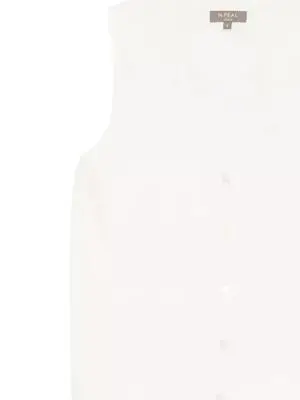 N.peal Selene V-neck Tank Top - White