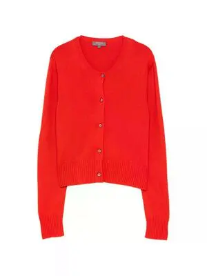 N.peal Round Neck Long-sleeve Cardigan