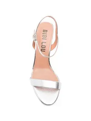 BIBI LOU Buckle-strap Sandals - Silver